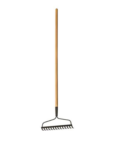 14" BOW RAKE WITH 51" WOODEN HANDLE & 14 TINES - Canada Safety