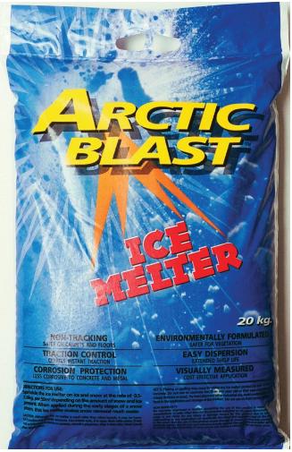 ARCTIC BLAST FAST ACTION NON TRACKING ICE MELTER WITH CMA 20KG BAGS ...