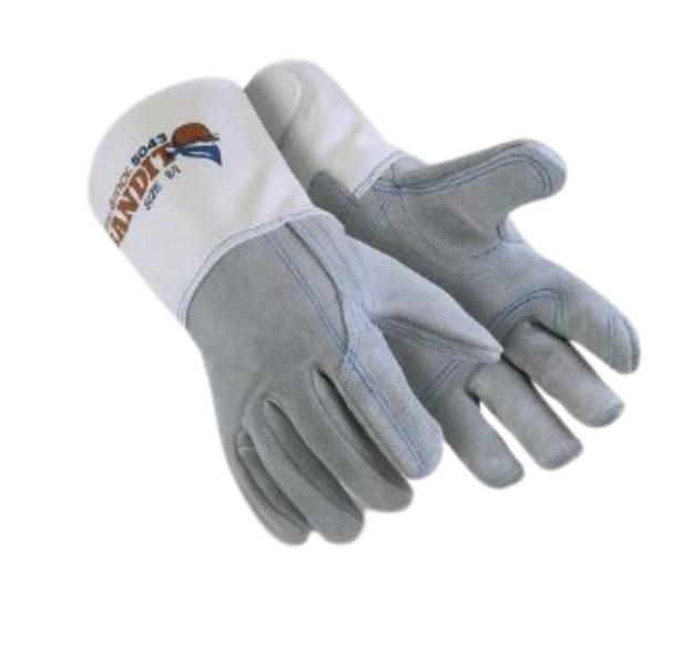 HEXARMOUR BANDIT 5043 HEAVY DUTY ANSI A5 CUT RESISTANT LEATHER GLOVE ...