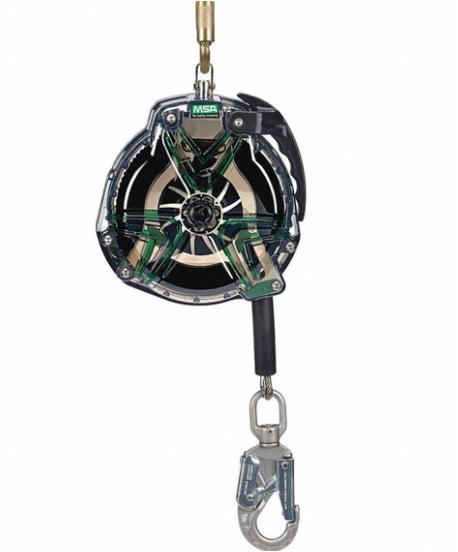 MSA V-TEC 50FT GALVANIZED CABLE TYPE II CSA SRL WITH SNAP HOOK AND ...