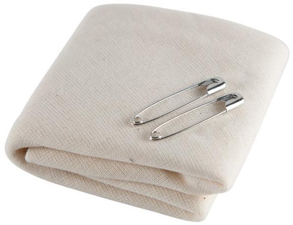 TRIANGULAR BANDAGE 100% COTTON w/ PINS - Canada Safety