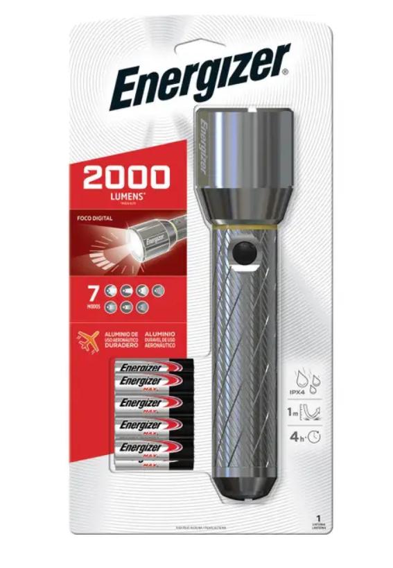 ENERGIZER VISION HD ULTRA LED 2000 LUMEN UP TO 225FT FLASHLIGHT WITH 7 ...
