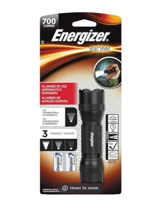 ENERGIZER TAC-700 LUMEN VISION HD TACTICAL METAL FLASHLIGHT - Canada Safety